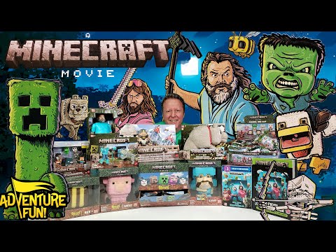 A Minecraft Movie Official Movie Trailer Ultimate Toy Action Figures Collection!