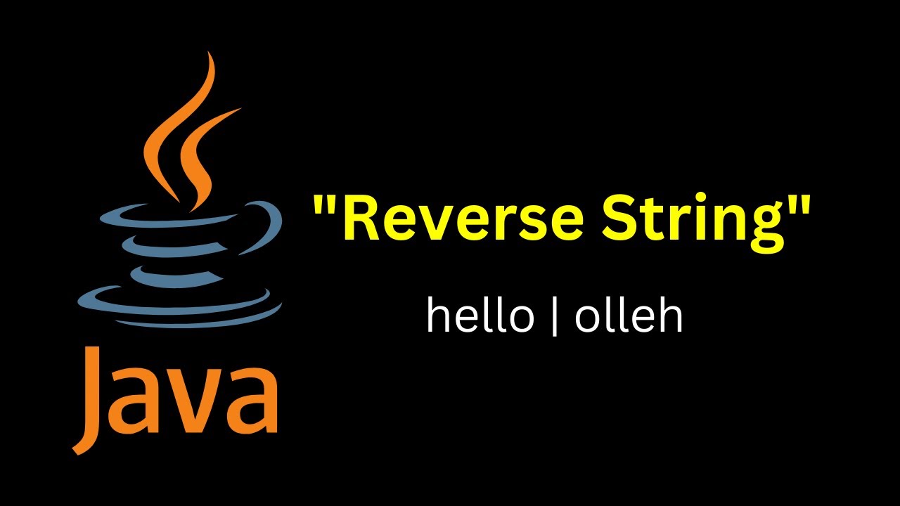 Java Program to Reverse a String | Pseudocode to reverse a string