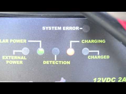 USAutomatic Charge Control Error leds from Battery