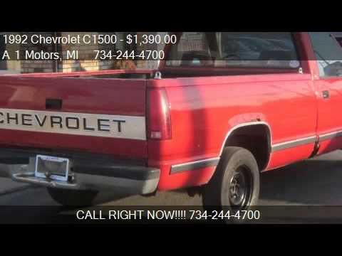1992 Chevrolet C1500 Reg. Cab 8-ft. Bed 2WD for sale in Monr