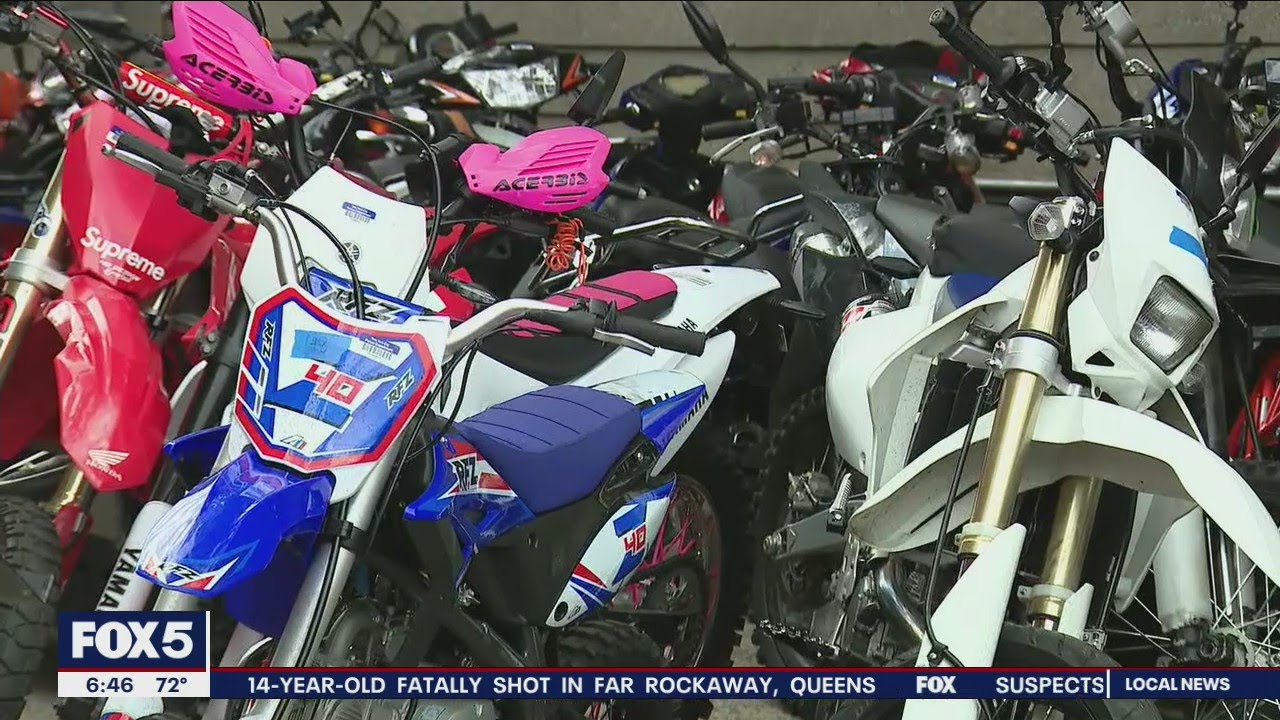 NYPD seizes dirt bikes and ATVs