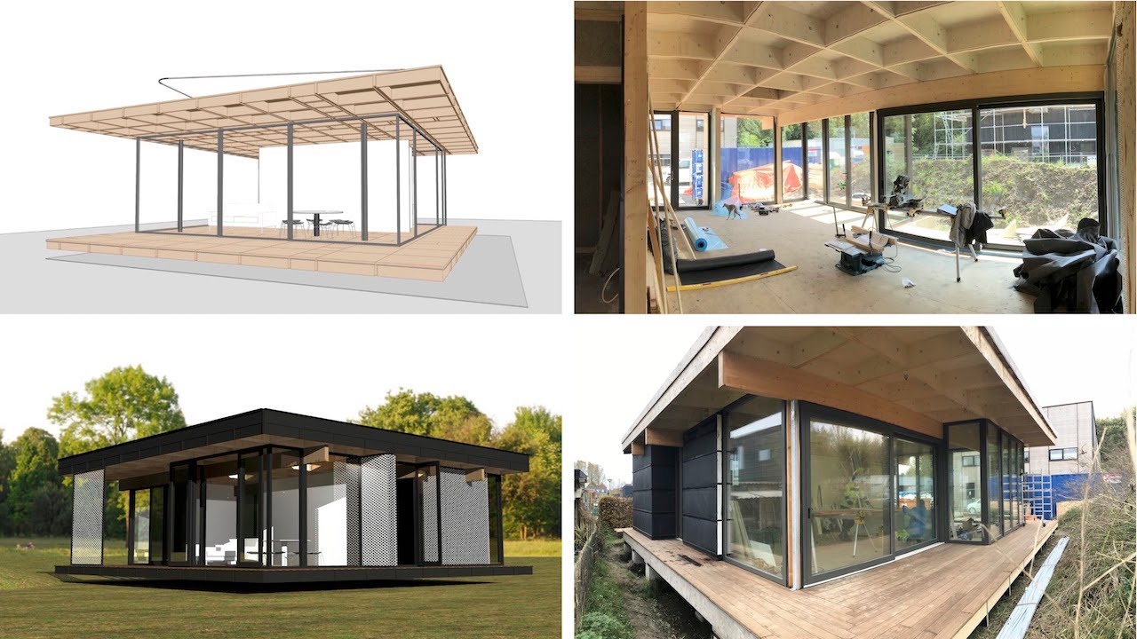 Packhunt.io circular wooden construction system demonstration #JustinCase