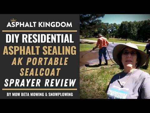 AK55 Sealcoat Sprayer For Sealing Asphalt Driveways