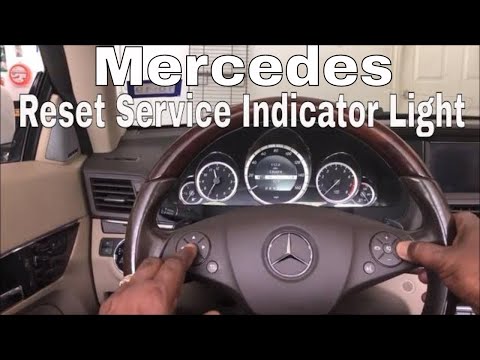 How to Reset the Service Indicator Light on a Mercedes 2011 E350