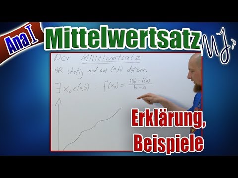 Mittelwertsatz der Differentialrechnung - Erklärung, Beispiele und Anwendung