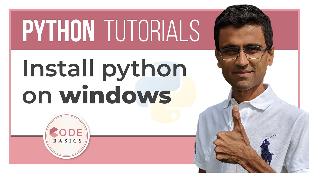 Python Tutorial - 1. Install python on windows