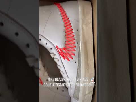UNBOXING NIKE BLAZER MID β77 VINTAGE DOUBLE ZIGZAG STITCHED SWOOSH - SNEAKER BOX MANILA