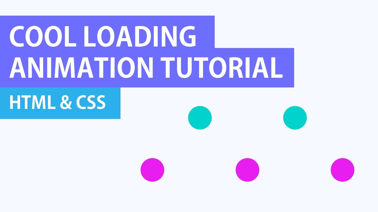 Cool Loading Dots Animation | CSS Tutorial