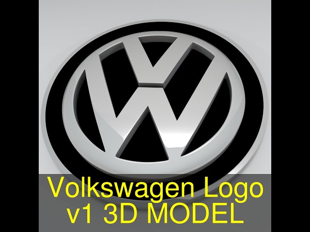 Volkswagen Logo v1 3D Model - FlatPyramid