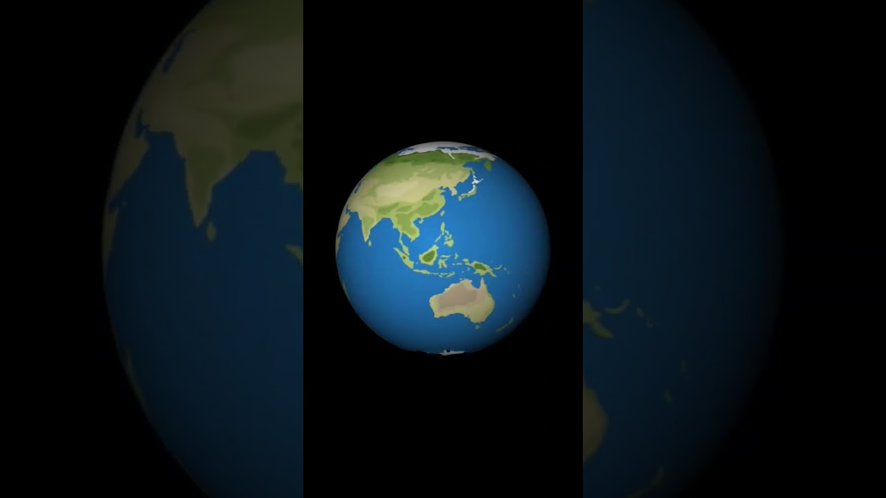Realistic 3D Earth Animation