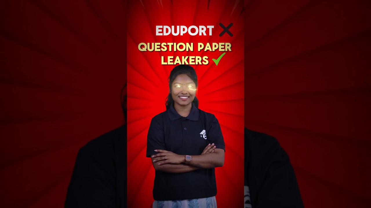 Eduport ❌ Question Paper Leaker Class 6 ✅| Eduport