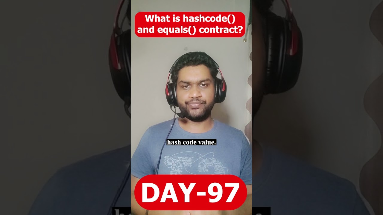 What is hashcode() and equals() contract? #java #interview #interviewtips
