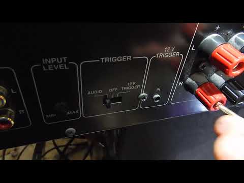 Onkyo M-282 stereo power amplifier | Reverb