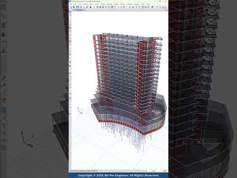 Advanced Modeling of a 22-Story Building Using ETABS