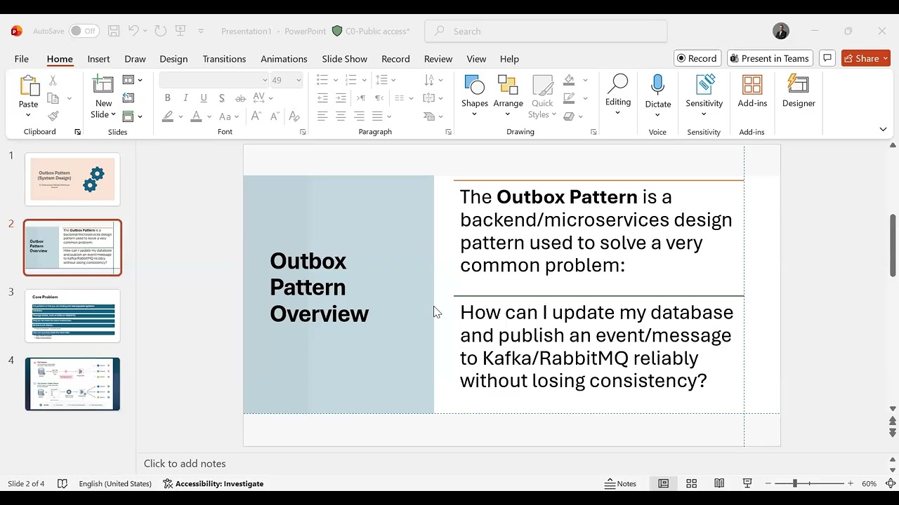 Outbox Pattern: Reliable Event Publishing in Microservices