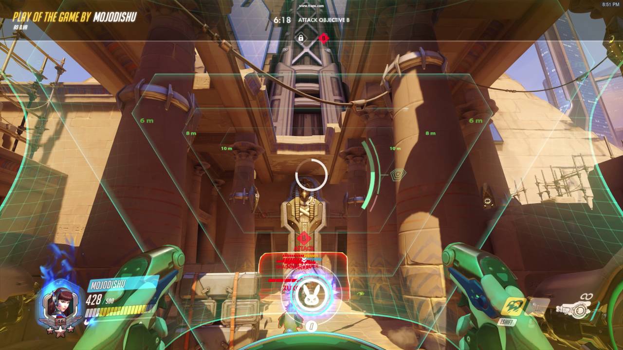 Overwatch D.VA Full team kill Ultimate