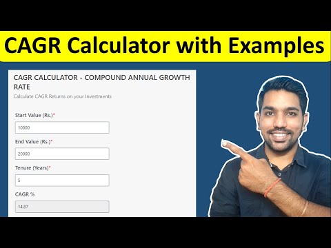 CAGR Calculator, Meaning & Benefits | Compound Annual Growth Rate (Hindi)