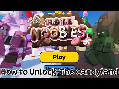 How to UNLOCK the CANDYLAND in Find The Noobie Morphs Roblox