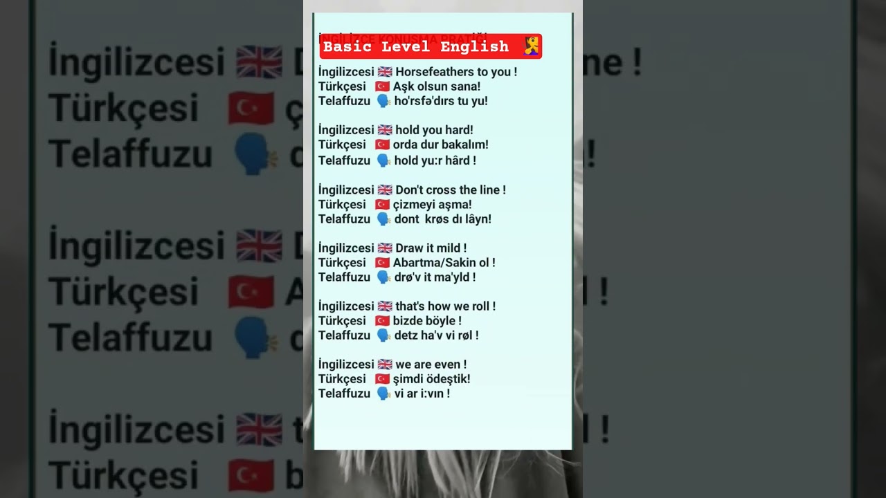 Basic Level English speaking pratiği😎 #shorts #İngilizceöğreniyoruz