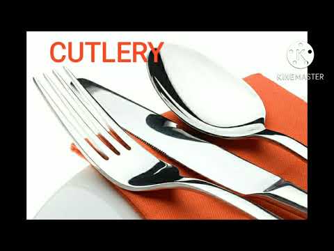 @English Labs 2730 II HOW TO PRONOUNCE CUTLERY ? (CORRECTLY) MEANS🌹🌹KNIVES, FORK AND SPOONS