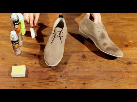 Collonil UK - How to Clean light Nubuk & Suede leather shoes