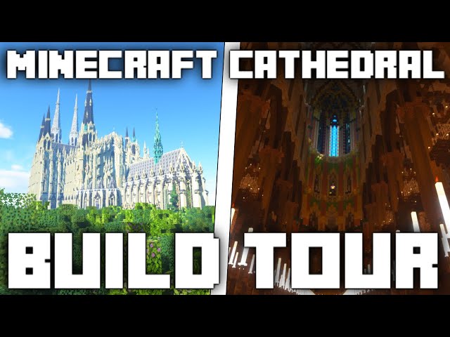 My minecraft first ever finished cathedral (two maps: complex of ...