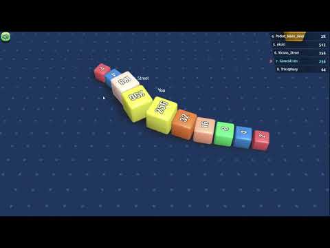 Cubes 2048 io 1000 Cubes Score