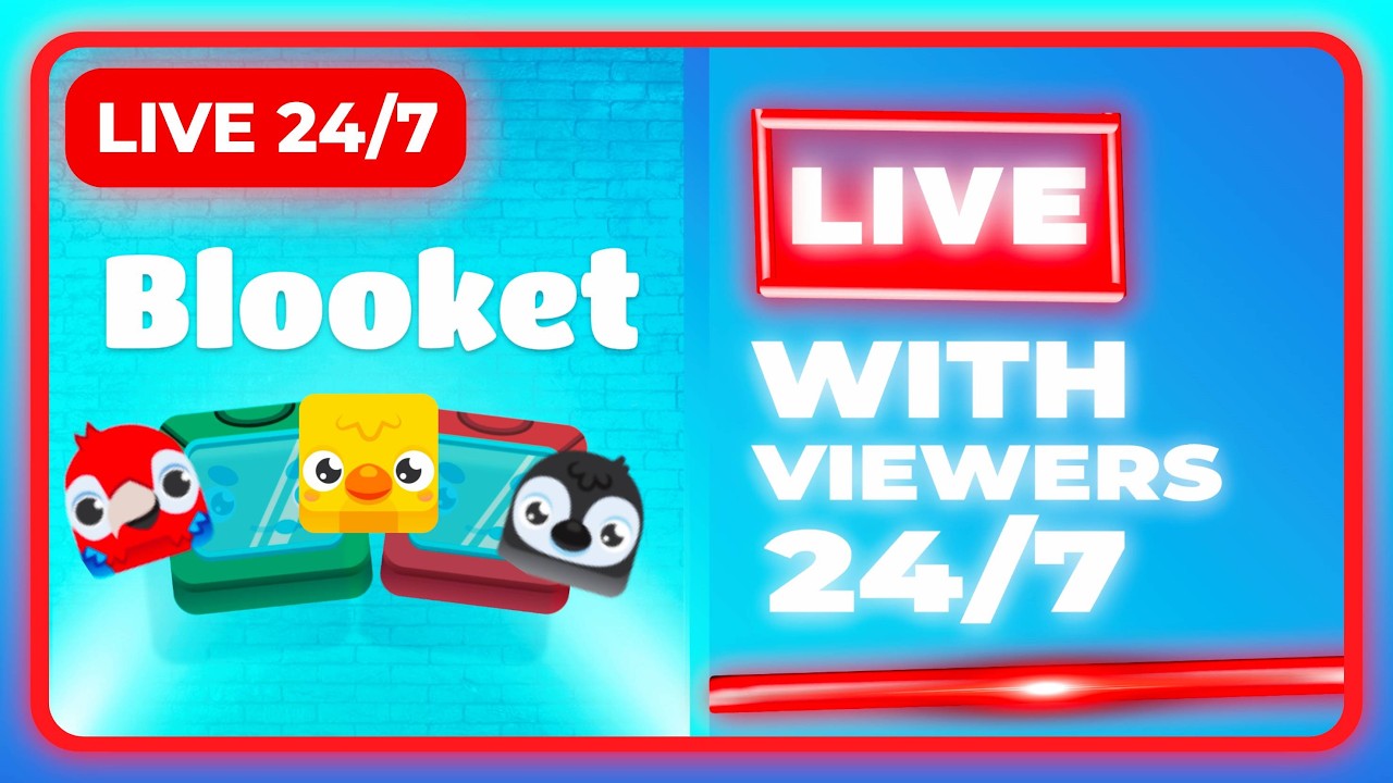 Blooket Live Stream 24/7 | Viewers Can Join | Compete Against Others | Study Music And More!