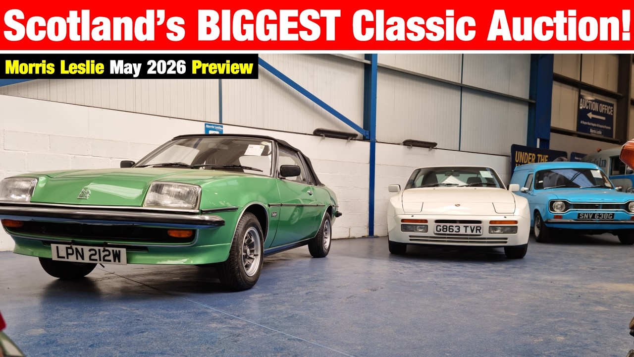 Scotland's BIGGEST Classic Car Auction! Morris Leslie May 2026 Sale Preview