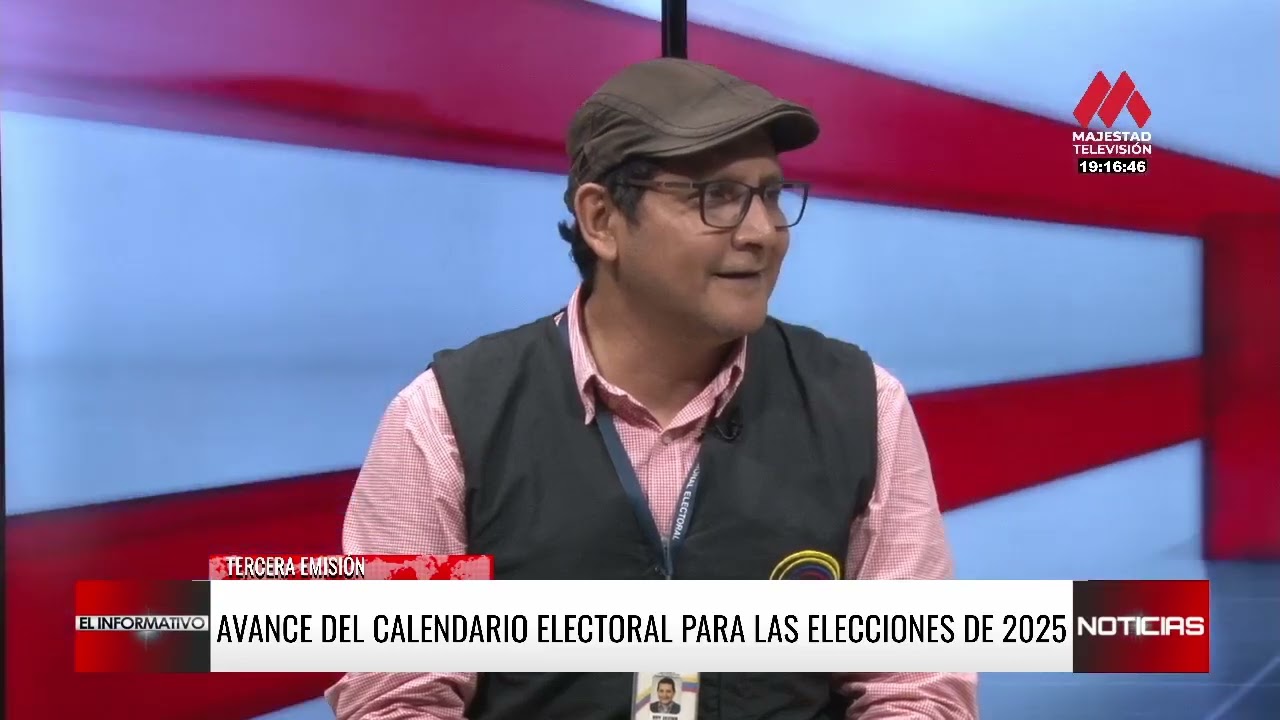 Eddy Meza: Avances del Calendario Electoral 2025 | El Informativo | Majestad Tv