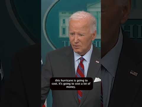 President Biden remarks on the cost of Hurricane Helene