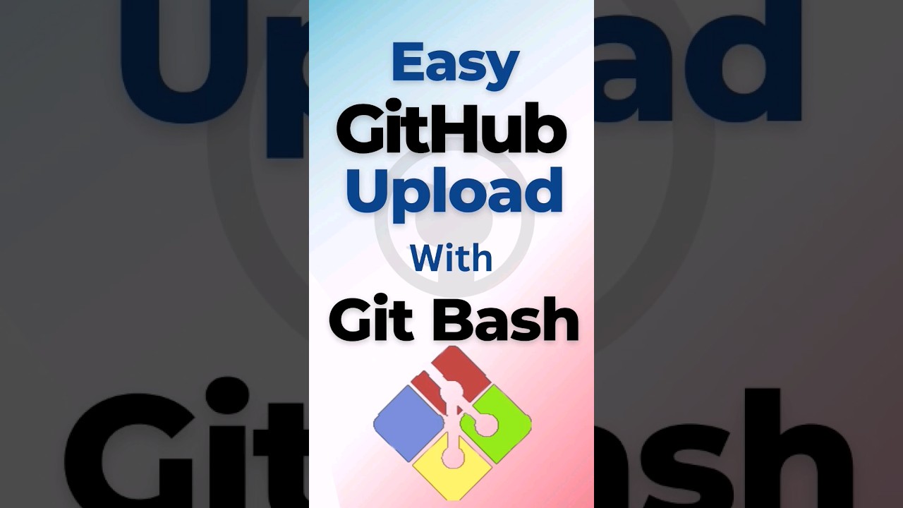 easy github upload using git bash. #git #github #githublearning