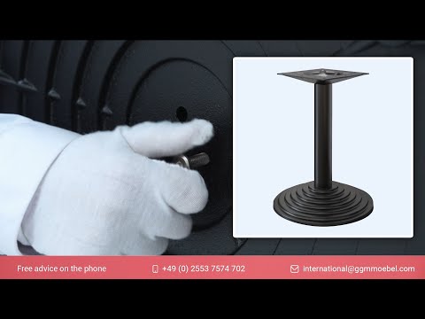 PYRAMIDE | Restaurant Table Base - Assembly video