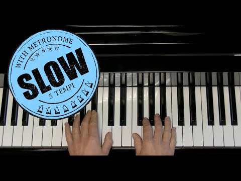 Allegretto in C No 3 Op.125- Diabelli - ABRSM 2023-2024 - Grade 1 - A:1 - Slow - 5 Different Tempi