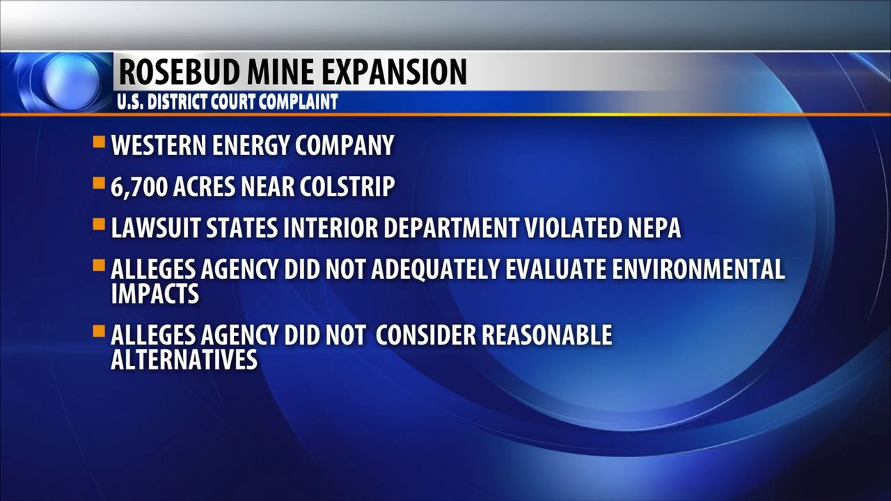Environmental groups challenge Rosebud coal mine expansion