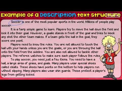 Description Text Structure