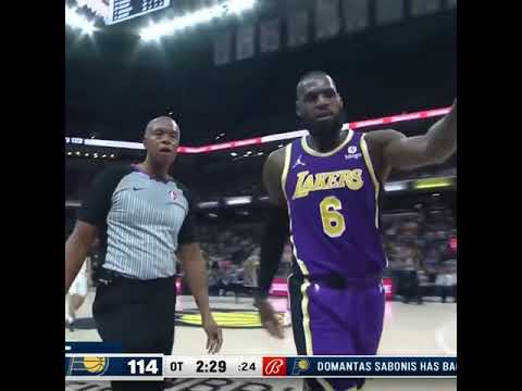 LeBron James was unhappy with some fans sitting courtside | #Shorts
