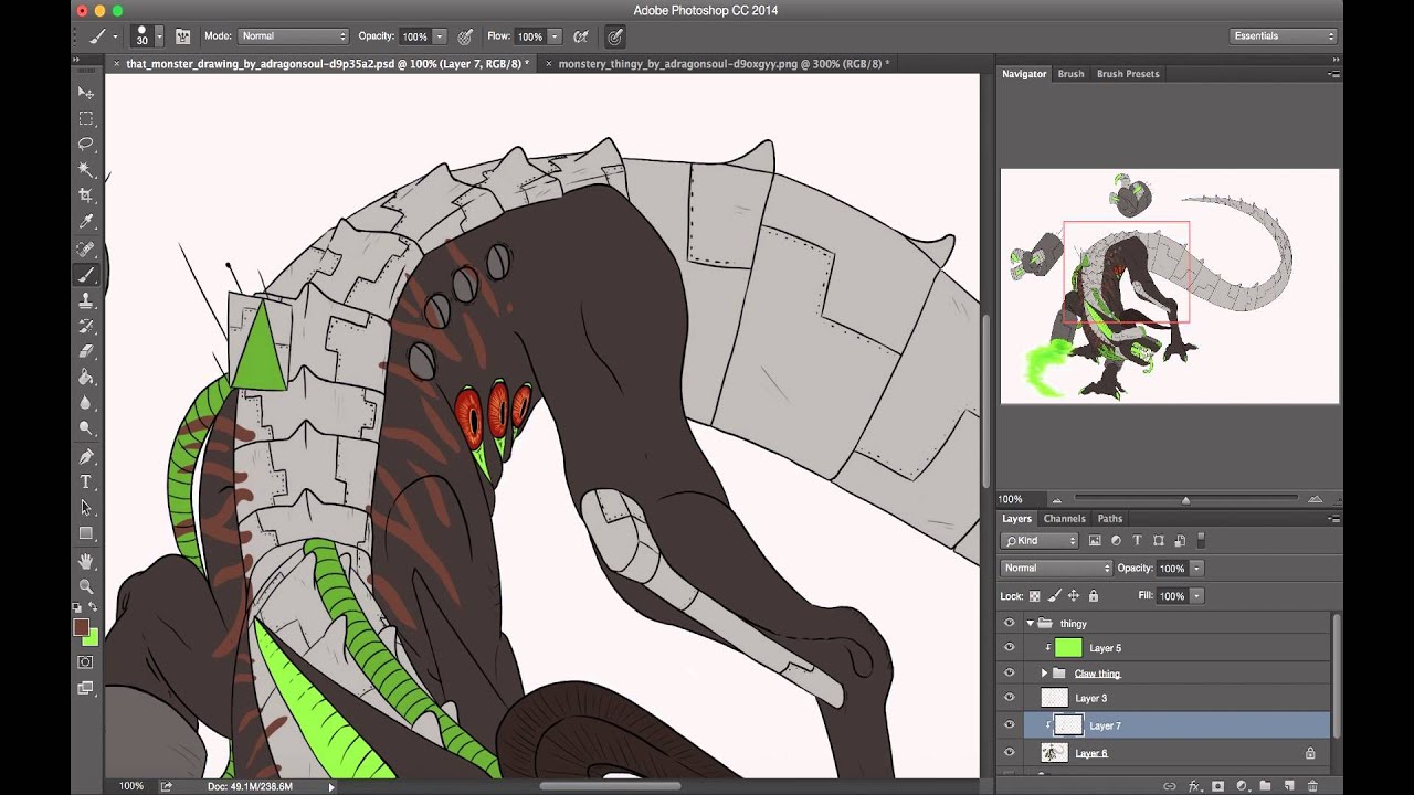 That Monster Speed-Paint