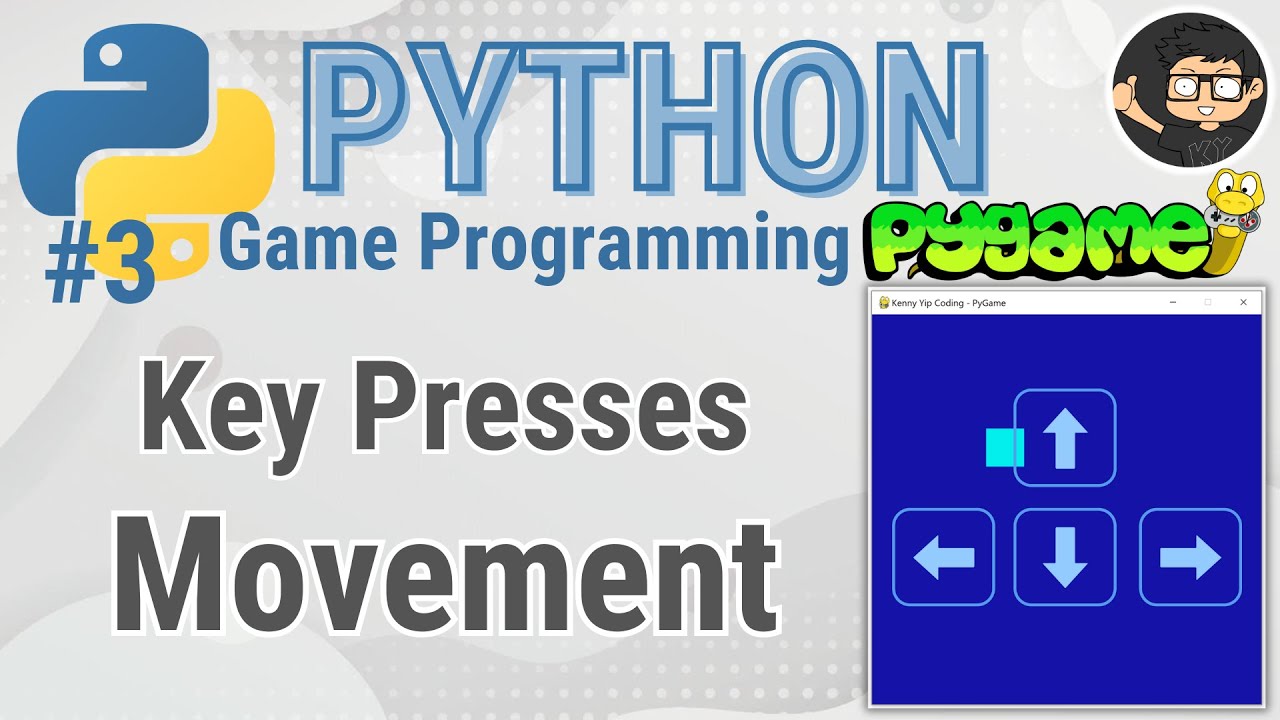 Pygame Tutorial 3 - Keyboard Input