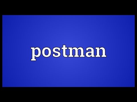 Postman Meaning
