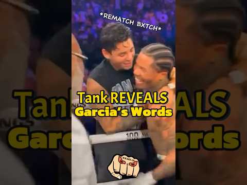 Gervonta Tank Davis REVEALS Ryan Garcia’s WORDS 😱😂 #gervontadavis #ryangarcia #boxing