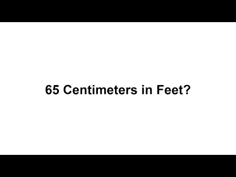 65 cm in feet? How to Convert 65 Centimeters(cm) in Feet?