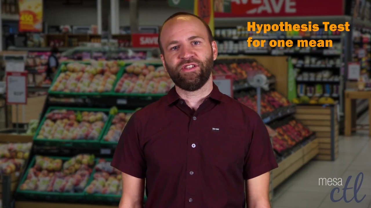 Hypothesis Testing II - testing for one mean