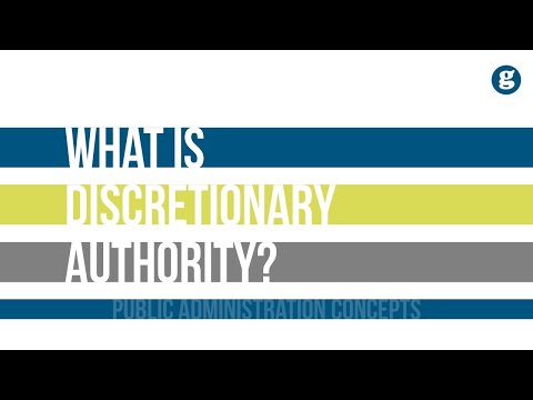 What is Discretionary Authority?