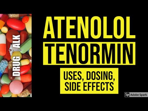 Atenolol (Tenormin) - Uses, Dosing, Side Effects