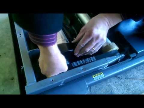 How to change the drive belt on a Nordic Track C2000/C2500 treadmill