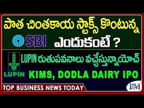 పాత చింతకాయ స్టాక్స్ కొంటున్న SBI.. ఎందుకంటే ? KIMS, Dodla IPO | LUPIN రుతుపవనాలు వచ్చేస్తున్నాయోచ్