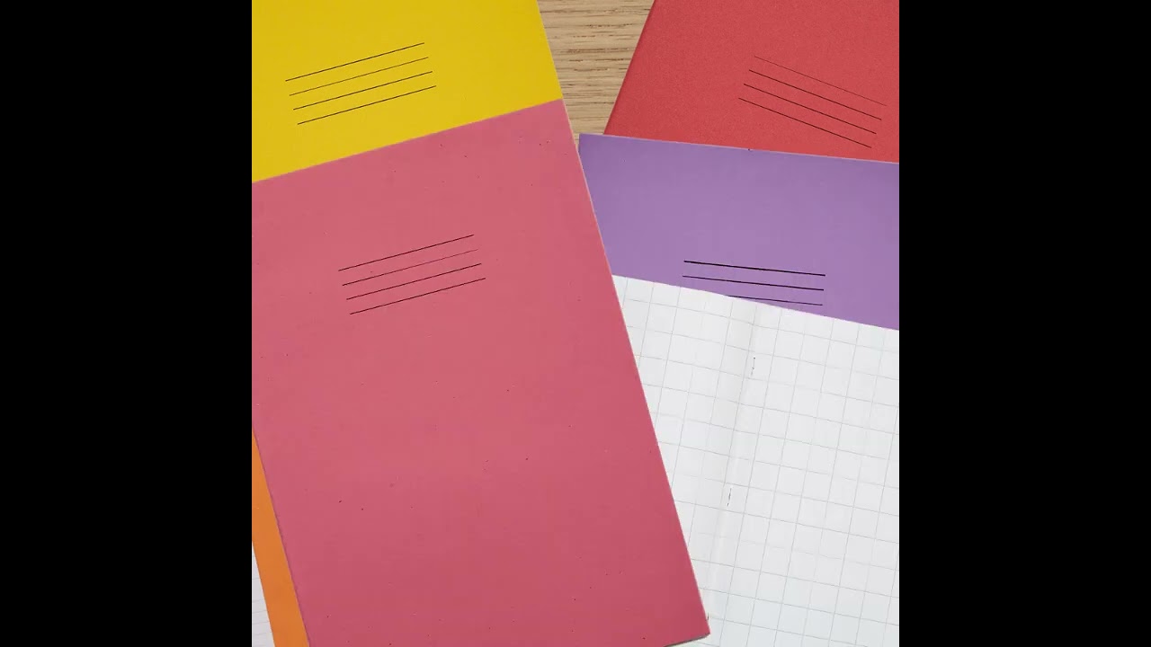 RHINO School Exercise Book A4 8x6 5