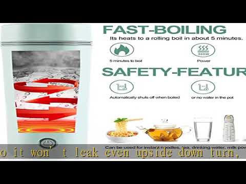 Travel Kettle Electric Small Stainless Steel - Portable Electric Kettle for Boiling Water - Travel