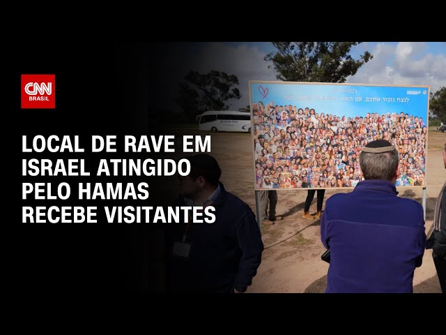 Local de rave em Israel atingido pelo Hamas atrai turistas | CNN Brasil